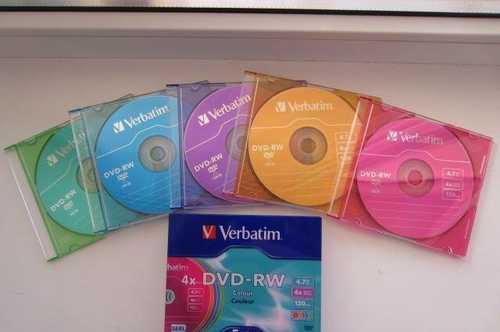 Оптический диск DVD-RW Verbatim 4,7 гб 4х