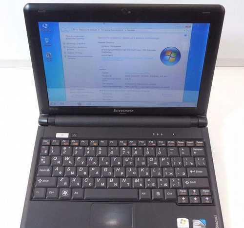 10.1" Lenovo IdeaPad S10-3C, 160 ГБ, Atom N455, RAM 1 ГБ, Intel GMA 3150