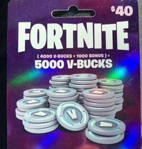 Коды на В-баксы Fortnite для пк