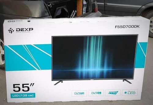 Телевизор LED 55" (139 см) dexp F55D7000K