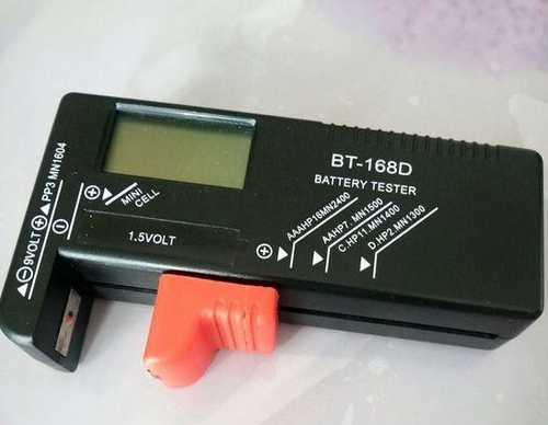Цифровой тестер батареек BT-168D