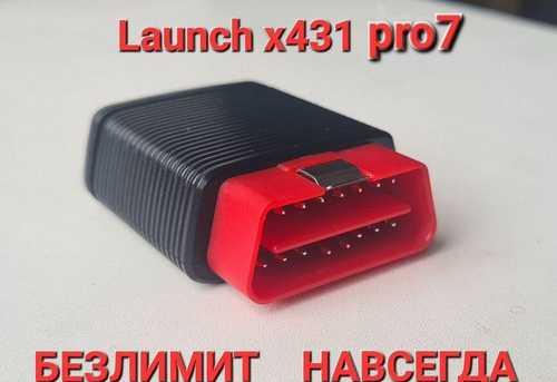 Сканер launch x431 Pro7 pad7 легковые+грузовые
