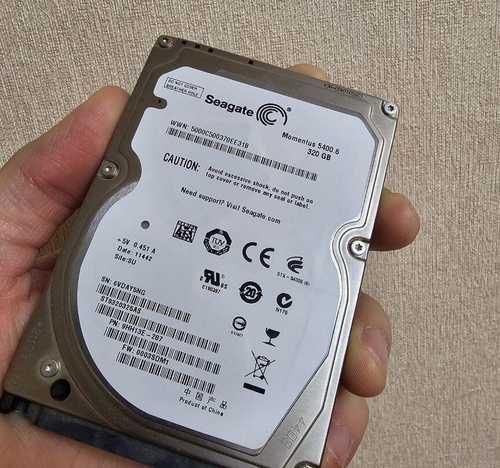 Жесткий диск для ноутбука (HDD) 320gb