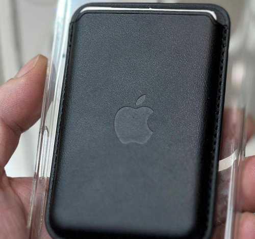 Картхолдер apple wallet magsafe эко-кожа