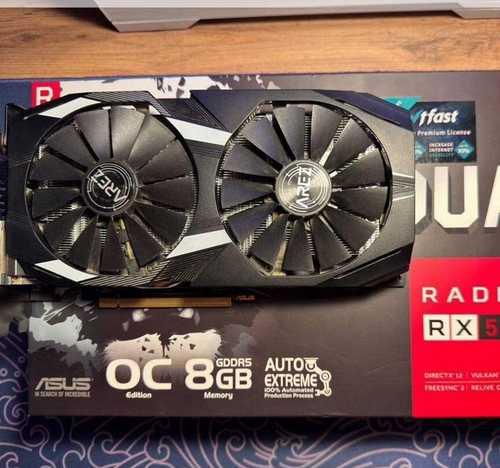 Ремонт Видеокарта RX 580 8gb asus