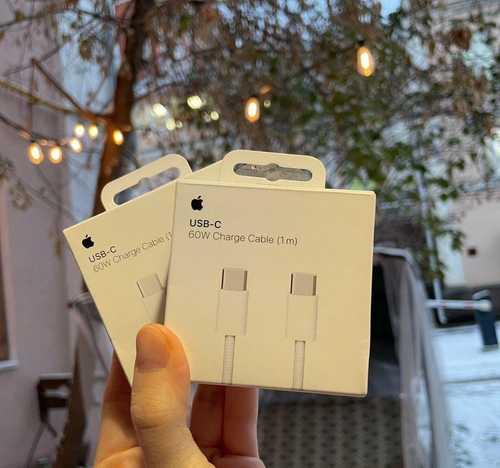 Зарядный кабель Apple Type-C 60w для iPad iPhone