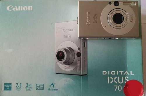 Фотоаппарат canon digital ixus70