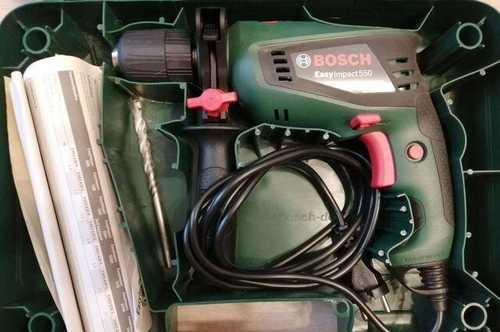 Дрель сетевая ударная Bosch EasyImpact, 550Вт 11Нм