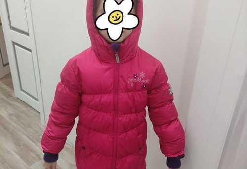 Зимнее пальто для девочки 122-128