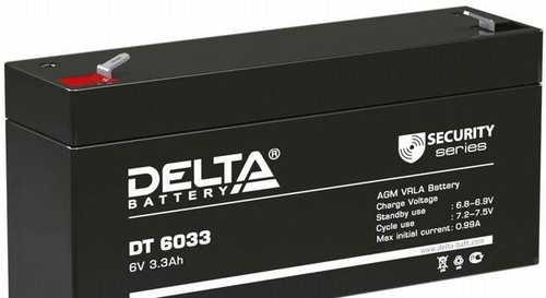 Аккумулятор Delta DT 6033