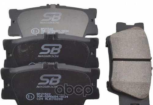 Колодки тормозные дисковые зад BP21522 SB N