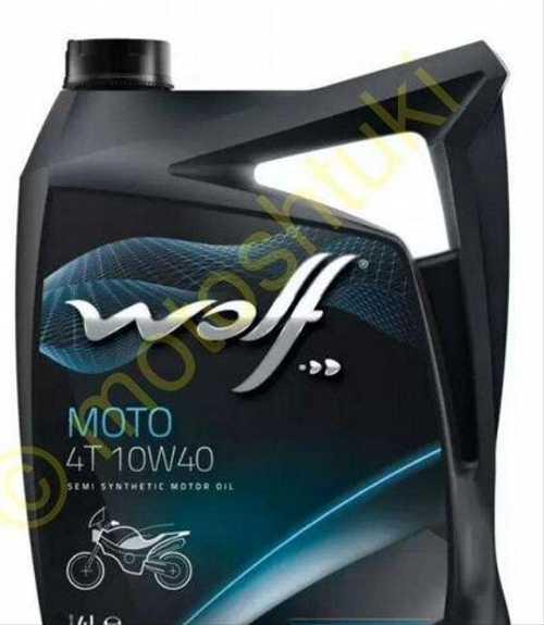 Масло моторное Wolf Moto 10w40
