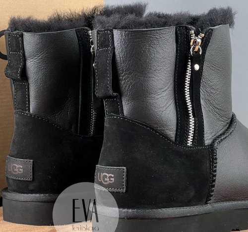 Ugg мужские зимние Double Zip Metallic Black