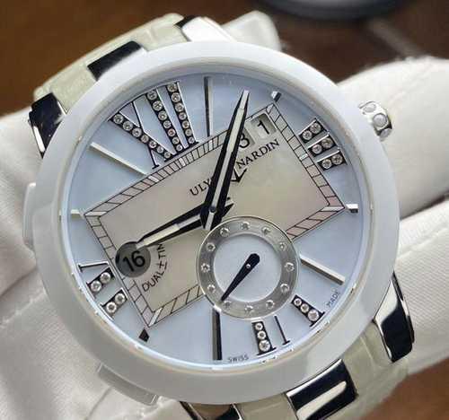 Ulysse Nardin Dual Time Lady бриллианты