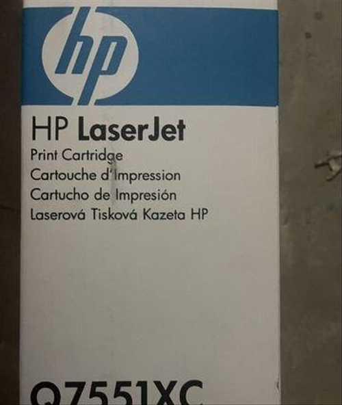 Тонер-картридж HP 51x (black), 13000 стр (Q7551XC)