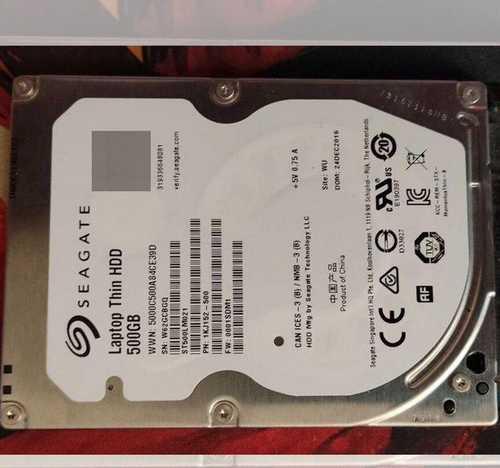 Жесткий диск Seagate 500гб ST500LM021