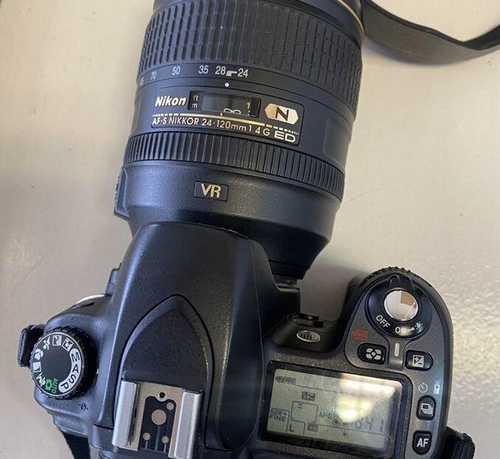 Nikon d80 kit 24-120mm vr