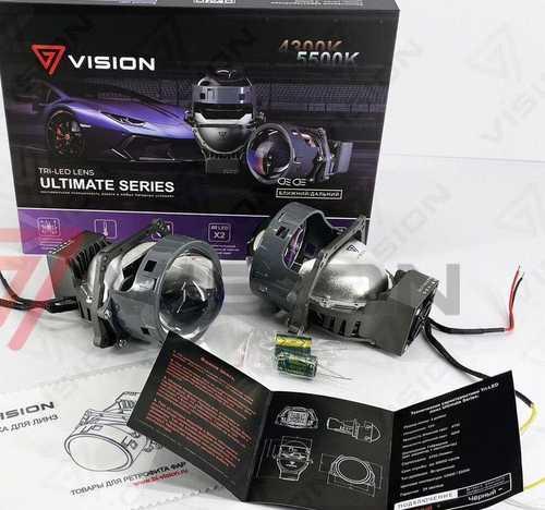 Светодиодные линзы Vision Tri-led Ultimate Series