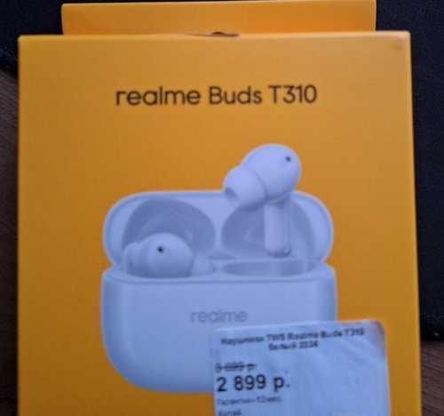 Беспроводные наушники realme buds t310