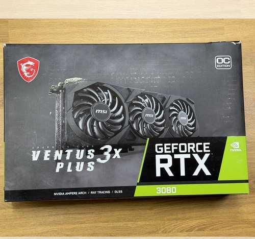 Nvidia rtx 3080 msi ventua 3x plus