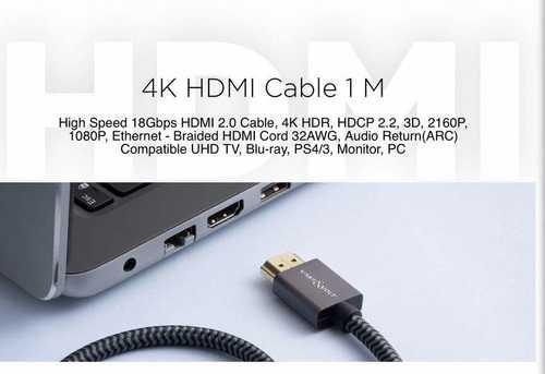 Высокоскоростной Кабель hdmi 18Gbps 4K HDR 3D