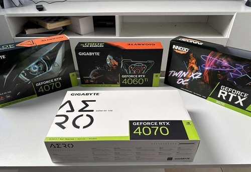 Новая видеокарта GeForce RTX 4070 aero OC 12G