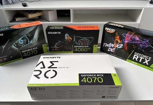 Новая видеокарта GeForce RTX 4070 aero OC 12G