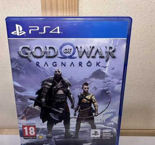Игра: God of war ragnarok: Ps4 диск