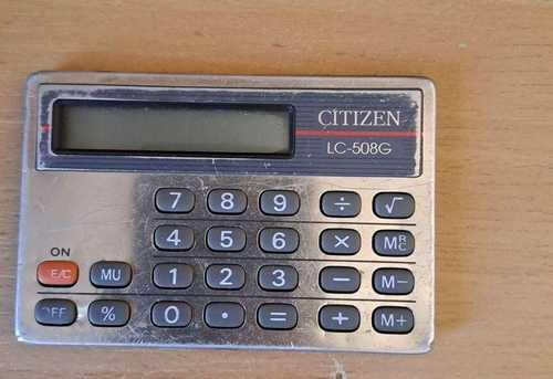 Калькулятор citizen lc-508g