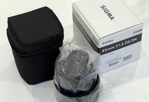 Новый Sigma AF 85mm f/1.4 DG DN Art Sony E