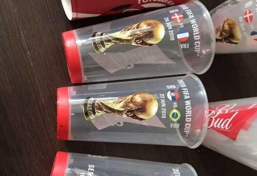 Стаканы кока-кола, футбольные, чемпионат мира 2018