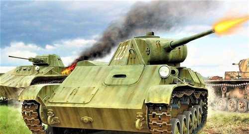 Ретро-сборные мини-модели танков Масштаб 1:87 СССР