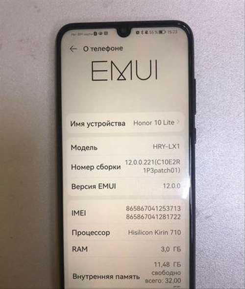 Honor 10 lite 3/32 гб