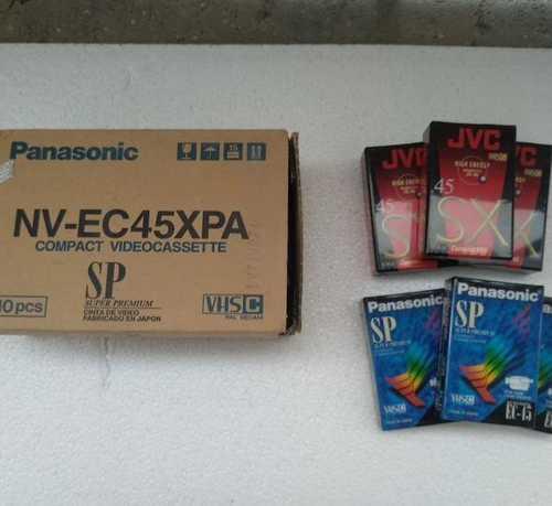 Новые видеокассеты VHS-C Panasonic EC-45XPA