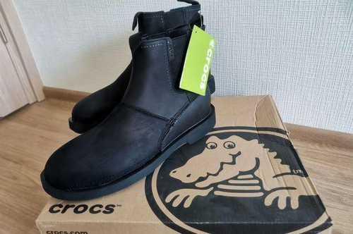 Ботинки Crocs Мужские челси Breck Boot новые