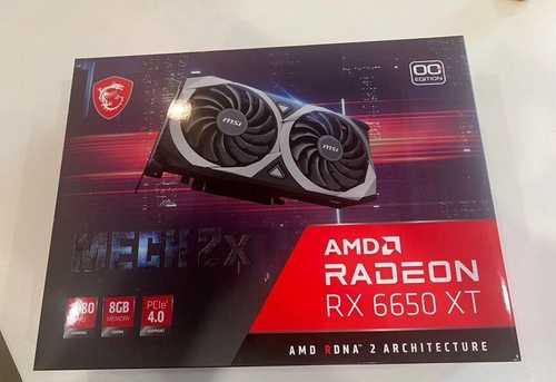 Видеокарта MSI AMD Radeon RX 6650 XT новая