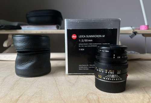Leica summicron M 50mm f2 6 bit