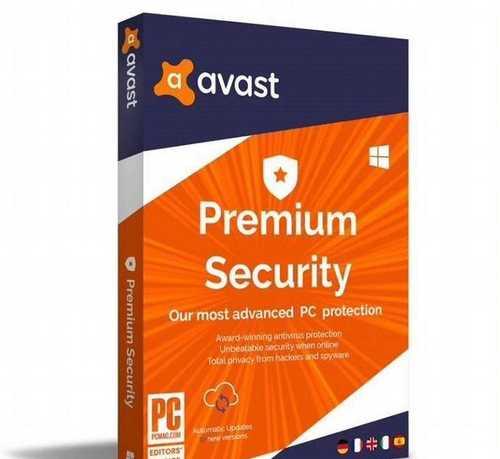 Антивирус на любой срок Avast Premium Security