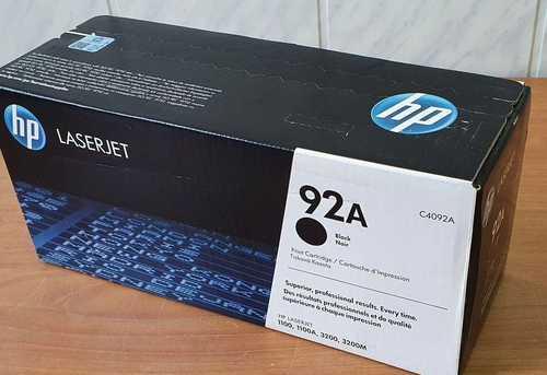 Оригинальный Картридж HP 92A (C4092A) черный