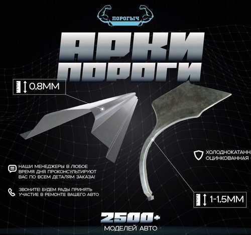 Пороги и арки BYD F3 Тихвин