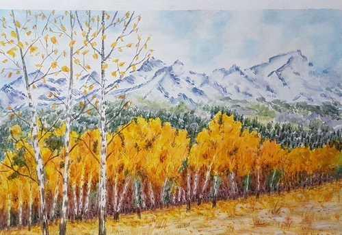 Картина "Осень в горах"
