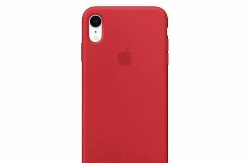 Бампер iPhone XR, красный