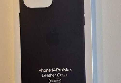 Кожаный чехол на iPhone 14 pro max