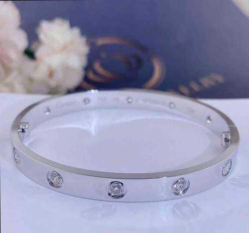 Браслет Cartier Love, 10 бриллиантов 1,05ct