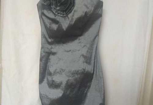 Нарядное платье металлик 42 размер