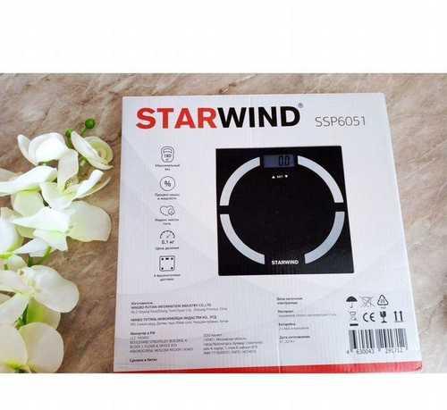 Весы напольные электронные starwind SSP6051 150 кг