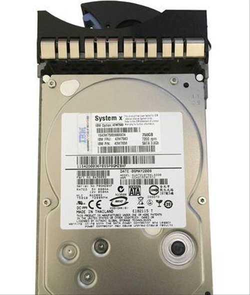 Жесткий диск IBM 750Gb 43W7583 43W7658 sataii 3.5