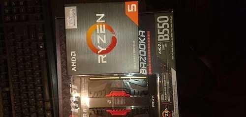 AMD Ryzen 5 5600G,MSI MAG B550M,16Gb 3200Mhz