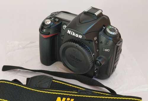 Nikon D90 зеркальный фотоаппарат