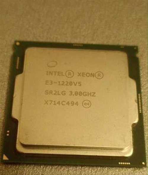Процессор Intel xeon e3-1220v5 i5-6500